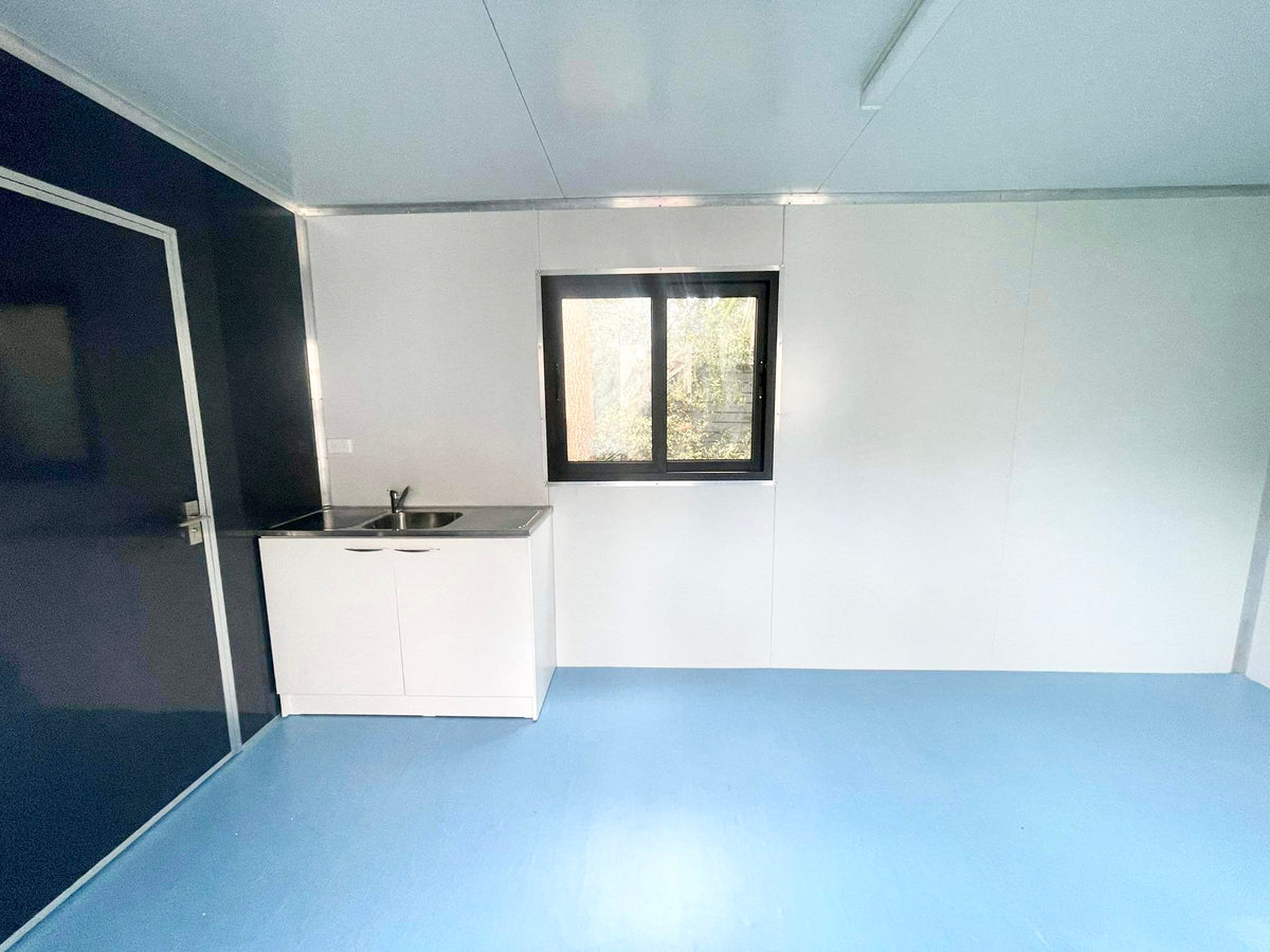 6x3 Self Contained Building in Woodland grey – Space King