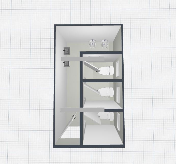 Toilet Block 4.2x2.4 – Space King